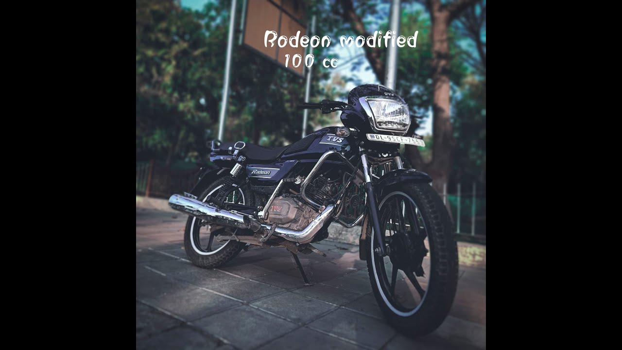 TVS RADEON 100 CC FULL MODIFICATION || MODIFIED || VLOG || 2023 - YouTube