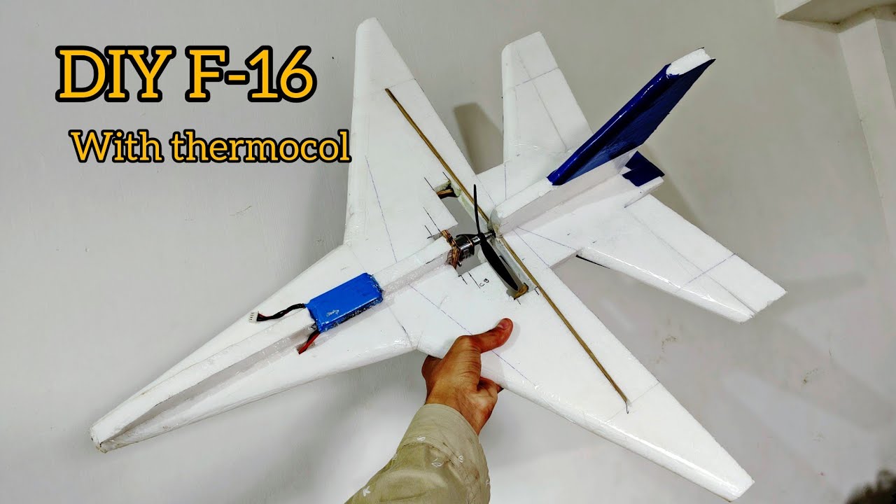 How to Build a DIY F-16 RC Jet (Step by Step) - YouTube