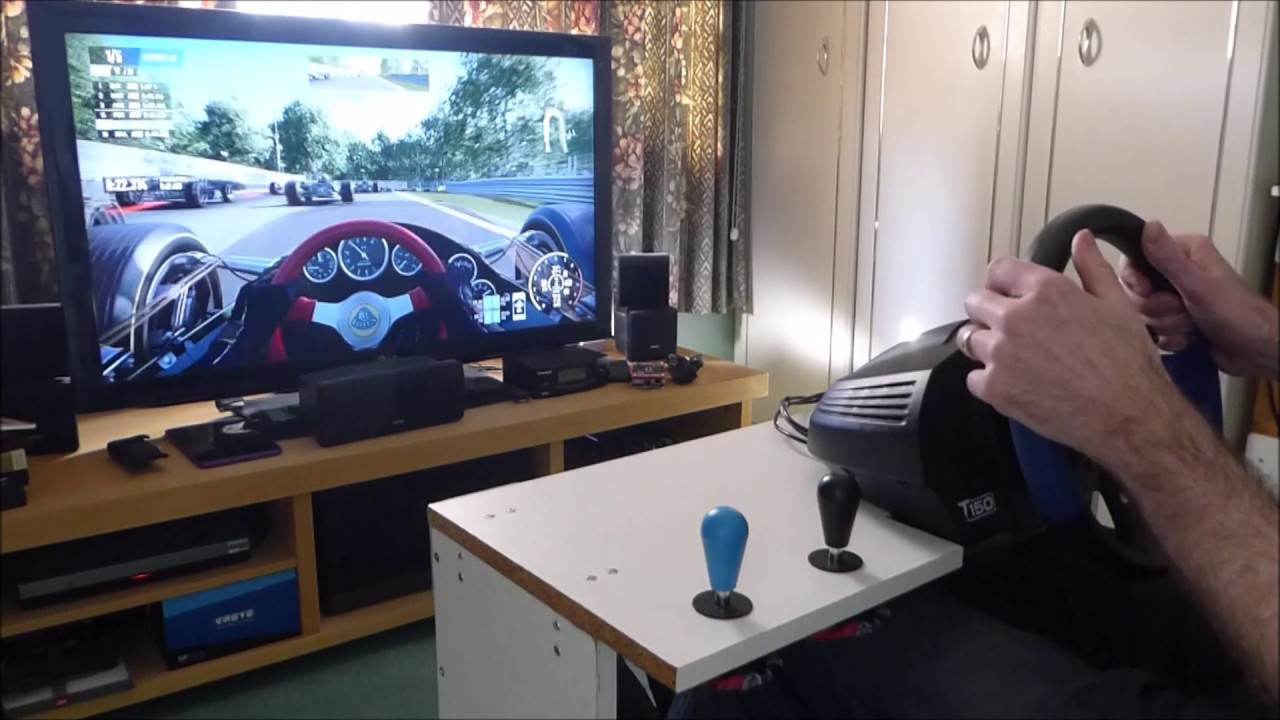 Thrustmaster T150 sequential gear shifter and handbrake modification ...