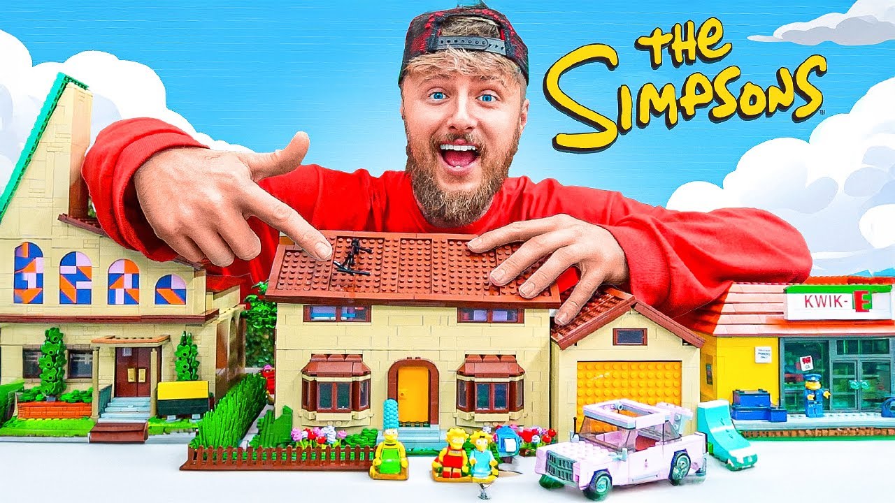 Building THE SIMPSONS Springfield out of Lego - YouTube