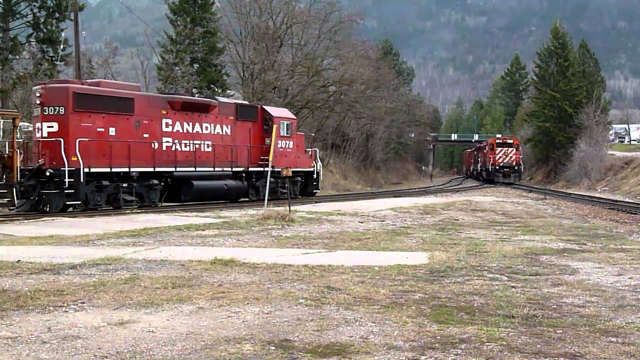 CPR Yard Engine CP3078 April 4, 2011 - YouTube