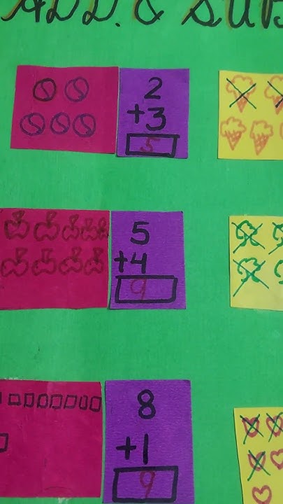 addition and subtraction project - YouTube