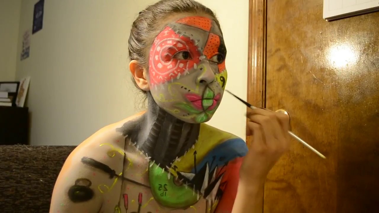 Body Paint—Self Portrait - YouTube