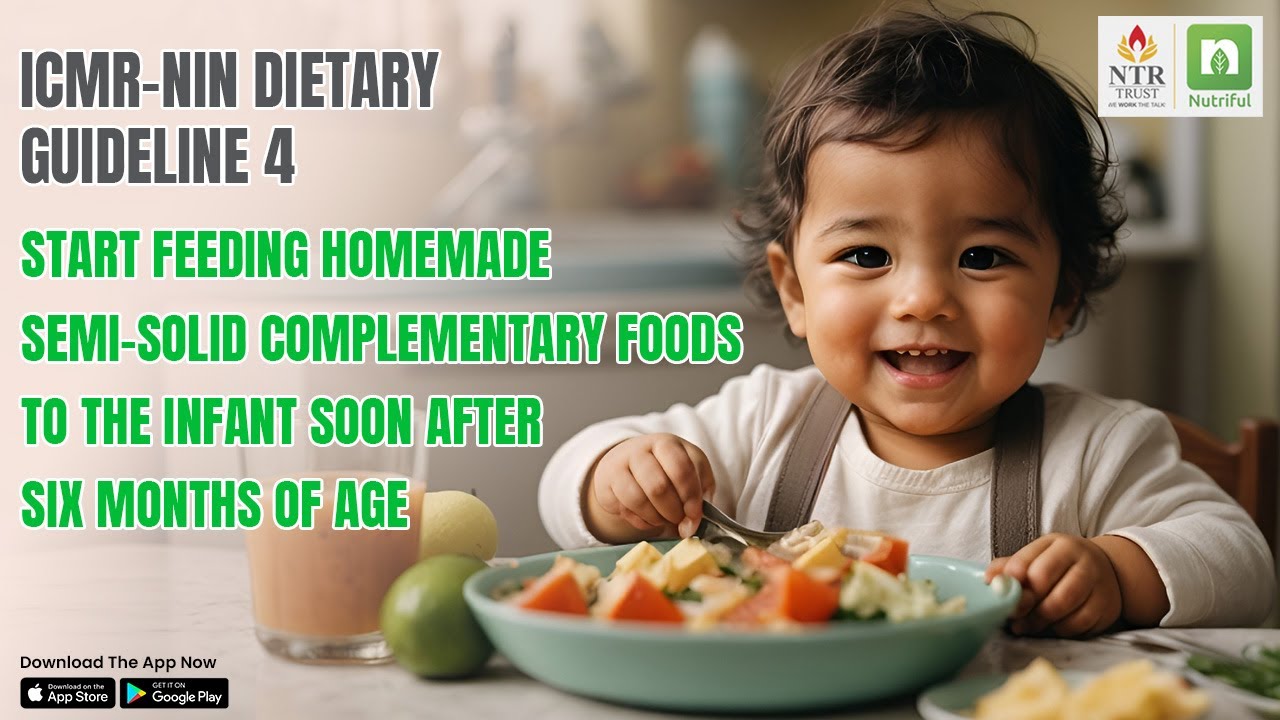 Start feeding homemade semi-solid complementary foods to the infant ...