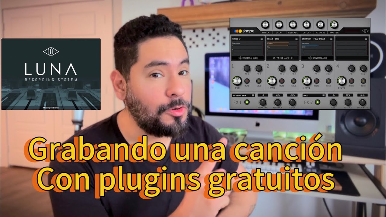 Como grabar una canción en Luna Daw en español con Shape y VST ...