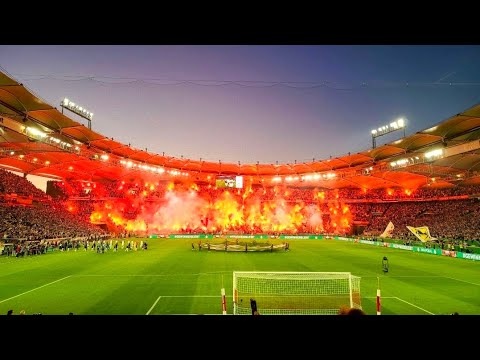Die Kurve brennt! | VfB Stuttgart vs. SC Freiburg | CHOREO | DFB-Pokal Halbfinale 2026 Highlights