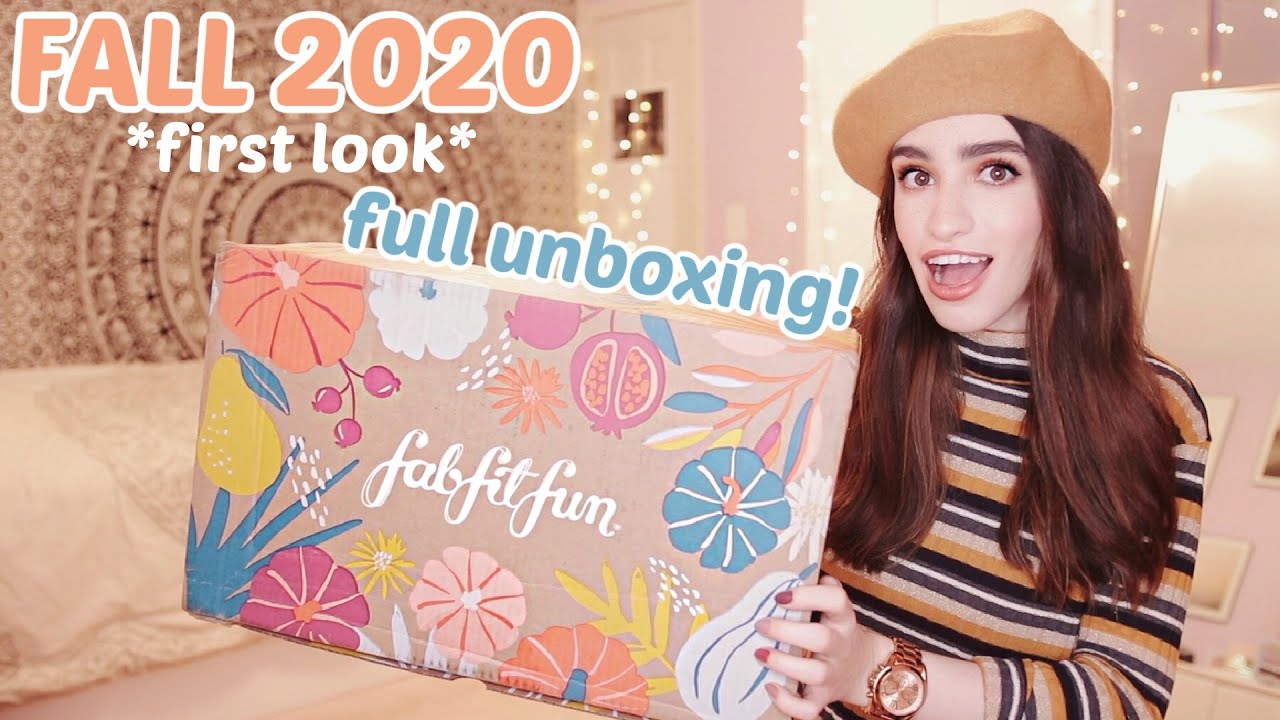 FabFitFun FALL 2020 Unboxing | Spoilers & Customizations! - YouTube