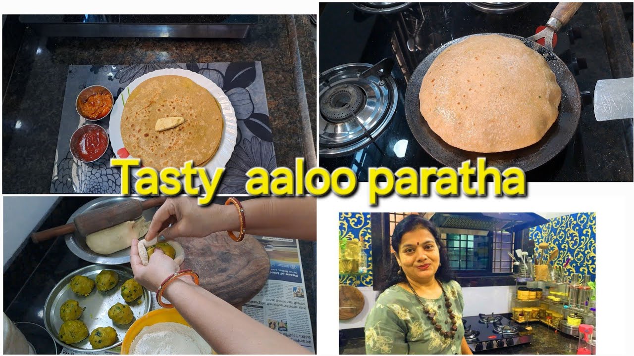 Aalloo paratha एसा , पेट भरेगा मन नही । #aalooparatha #recipe # ...