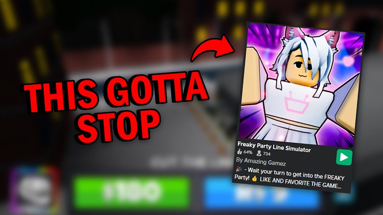 FREAKY ROBLOX GAMES GOTTA STOP (Roblox Freaky Party Line Simulator ...