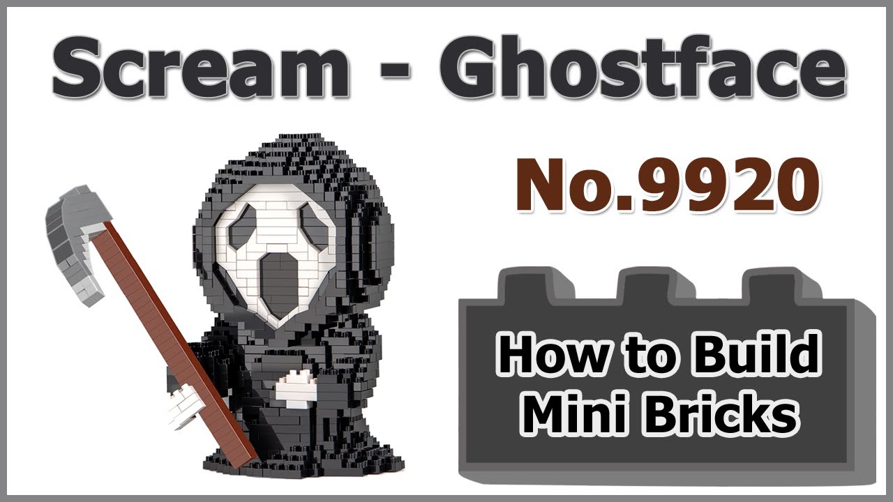 How to Build Mini Blocks Ghostface No.9920 Review Instructions ...