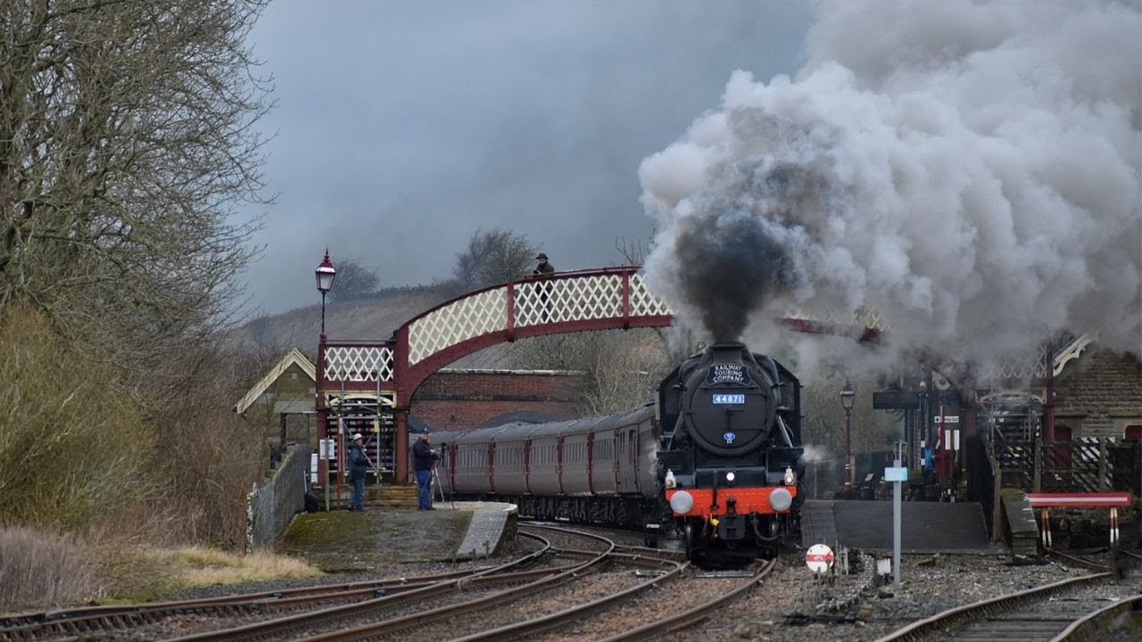 LMS 44871 Puts On A Stanier Master Class Winter Cumbrian Mountain ...