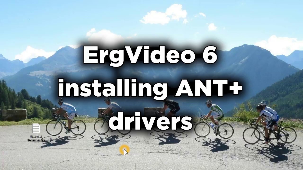 ErgVideo 6: loading ANT+ drivers - YouTube