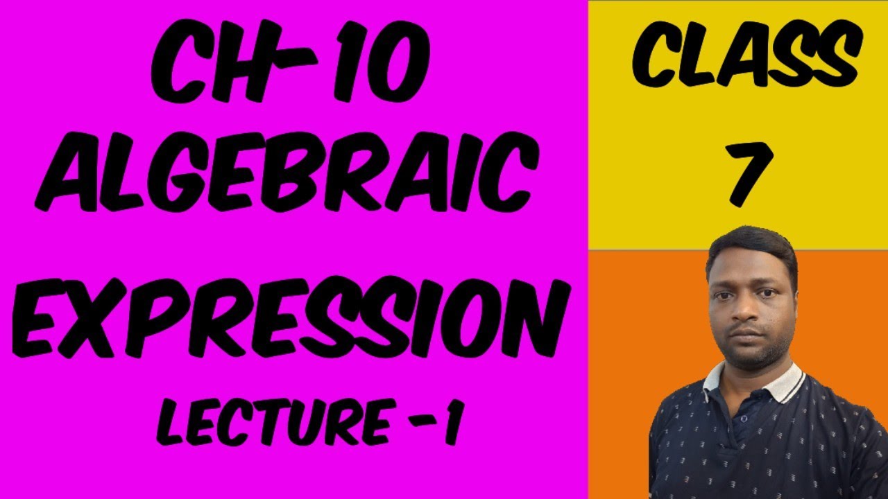 Algebraic expression | class 7th | chapter 10 - YouTube