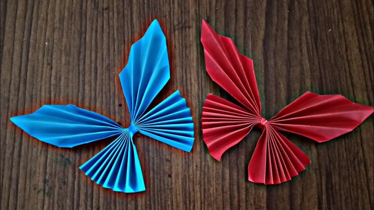 How To Make Paper Butterfly Diy Crafts Easy And Fast Paper Butterflies🦋