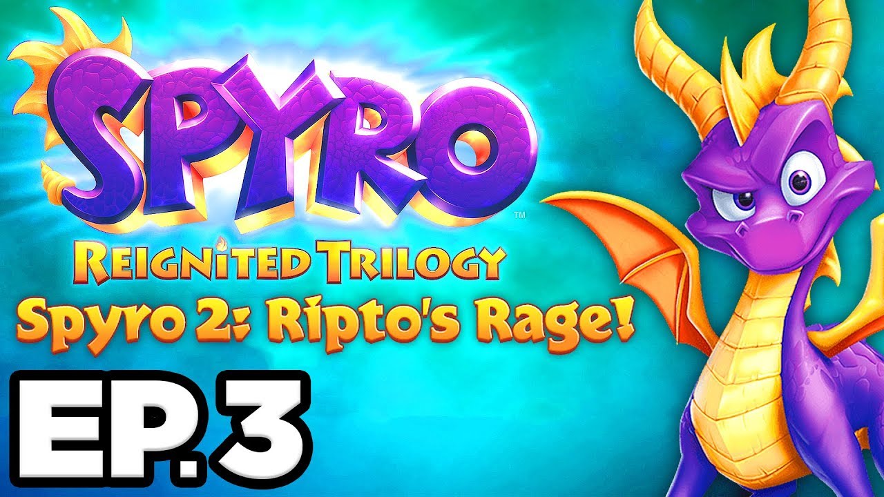 Spyro 2: Ripto's Rage Ep.3 - YETI! COLOSSUS, PLAYING HOCKEY! (Reignited ...