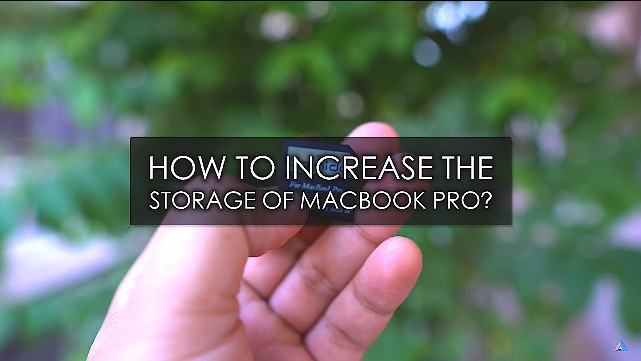 How to increase storage of Macbook pro/air! - YouTube