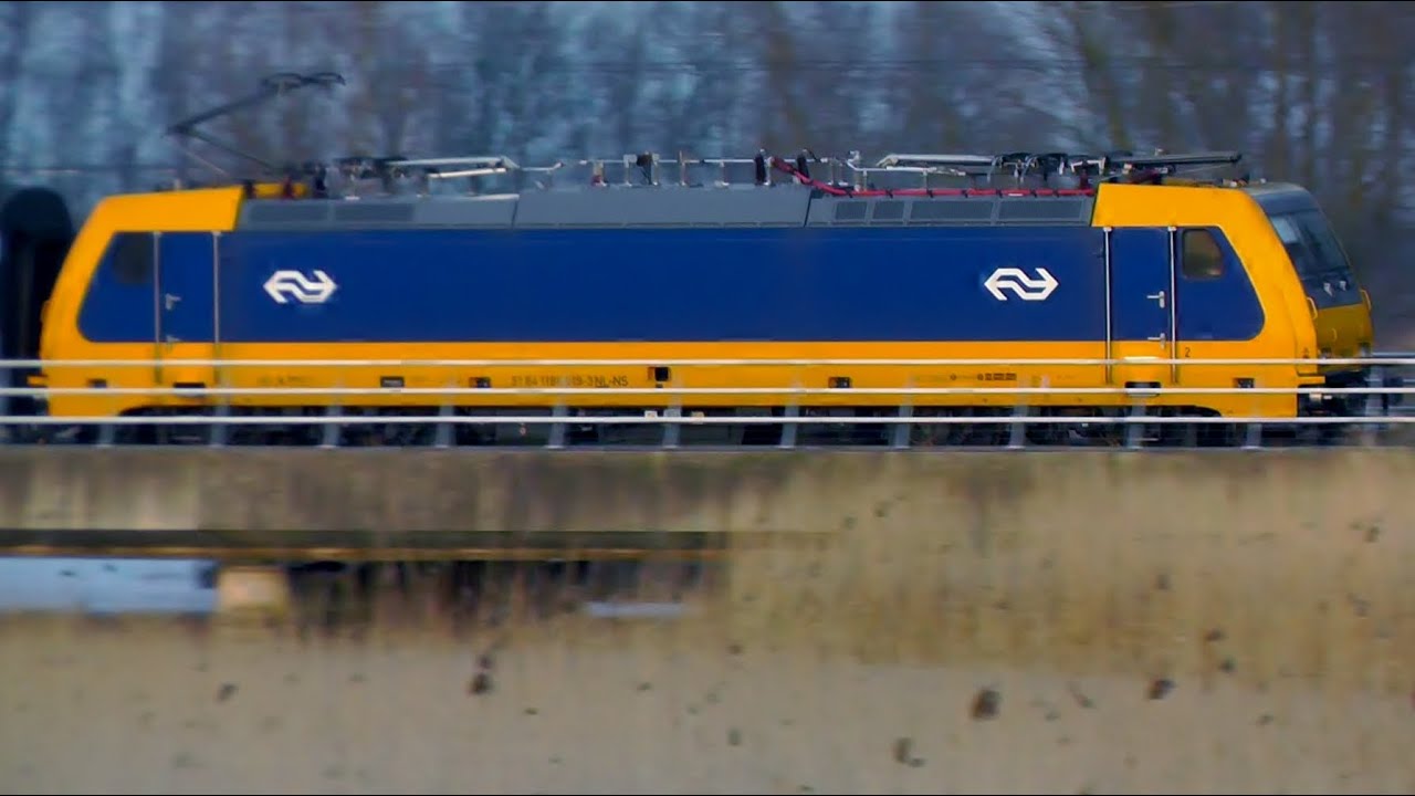 2 kruisende TGV Thalys PBA en PBKA en 2 ID's, HSL, Heerjansdam, 25 ...