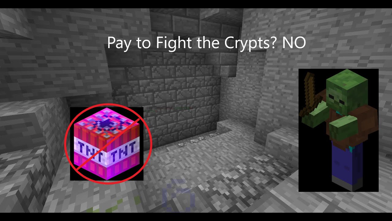 How to get into the Crypt Ghoul cave for free in Hypixel Skyblock - YouTube