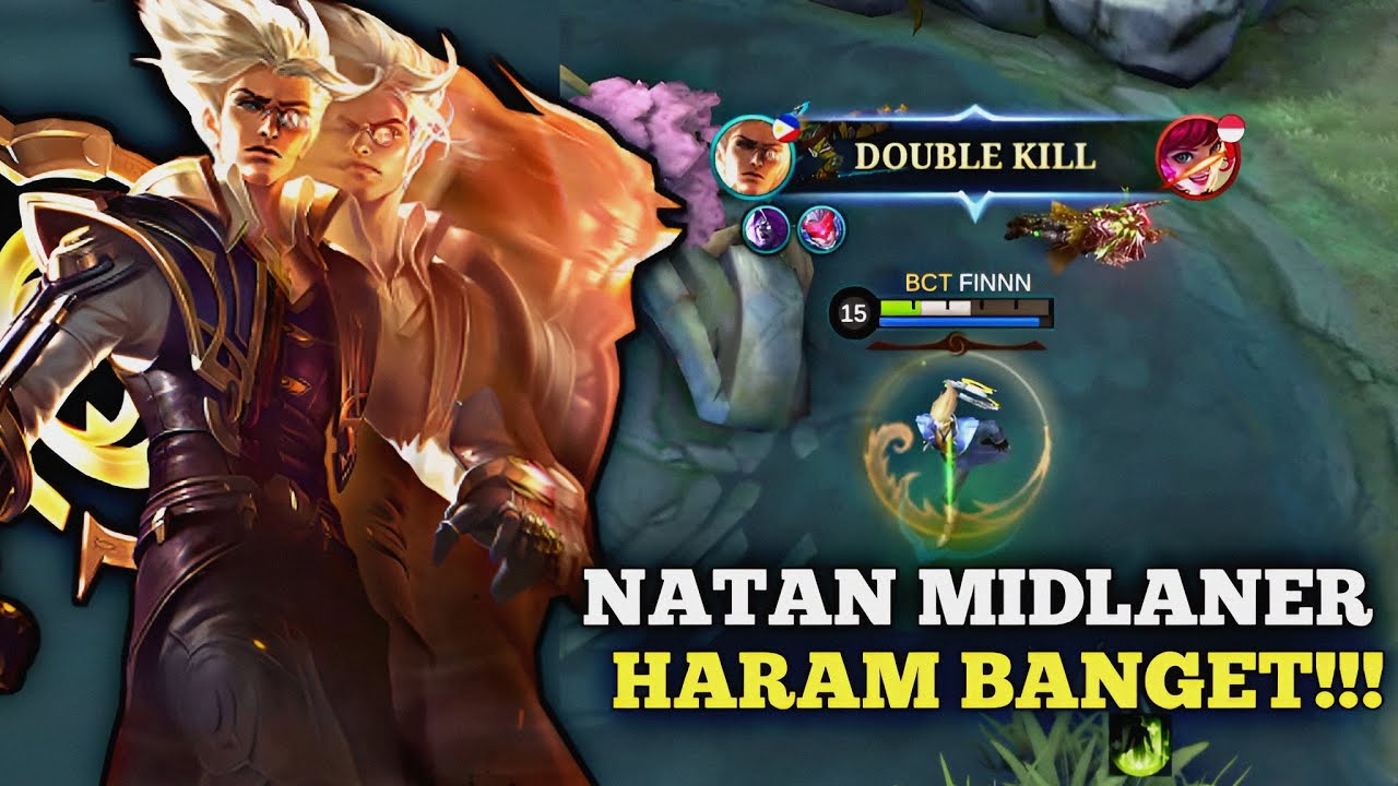 NEW META NATAN JADI MAGE DI MID LANE SAKIT BANGET COYY!! | CARA MAIN ...