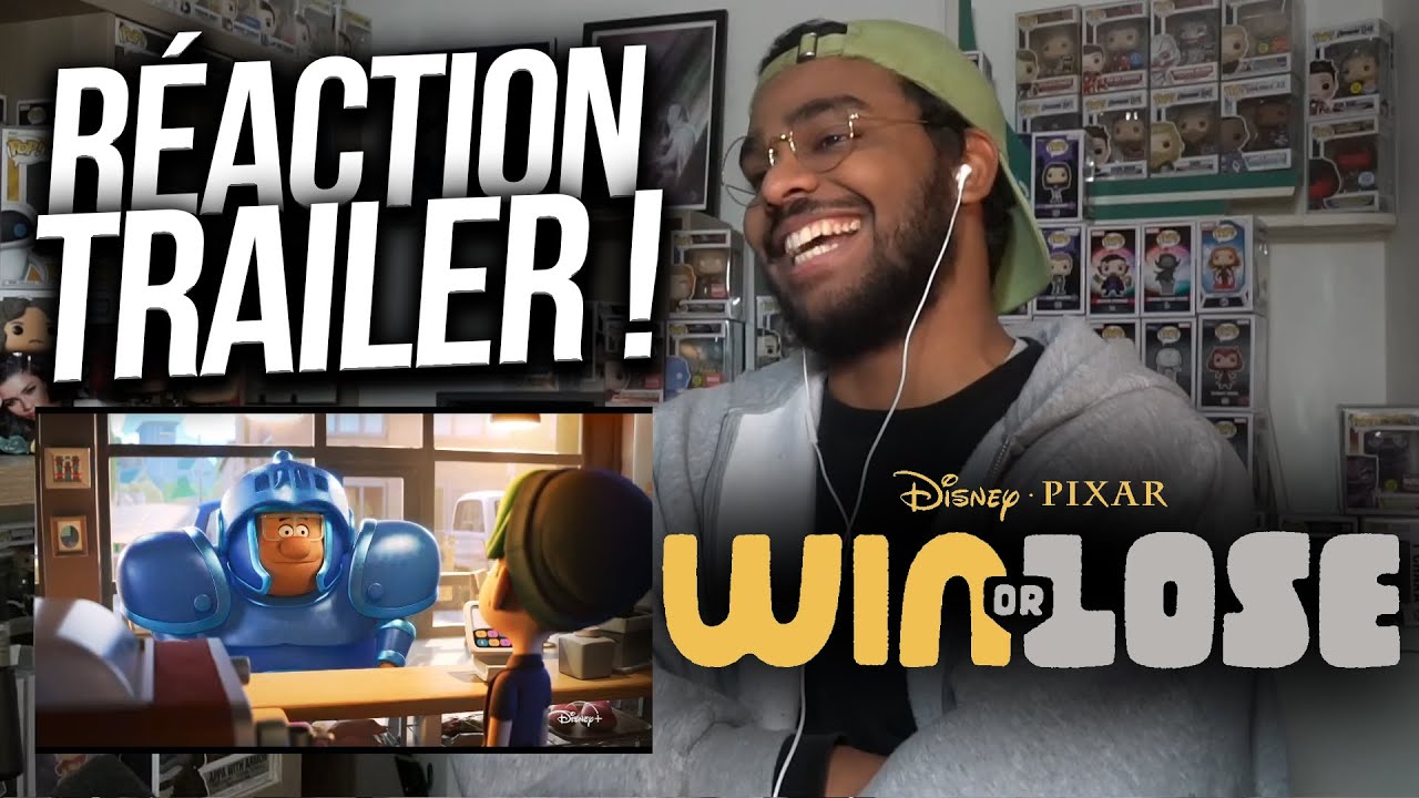 RÉACTION au TRAILER de WIN or LOSE, la nouvelle série PIXAR ! - YouTube