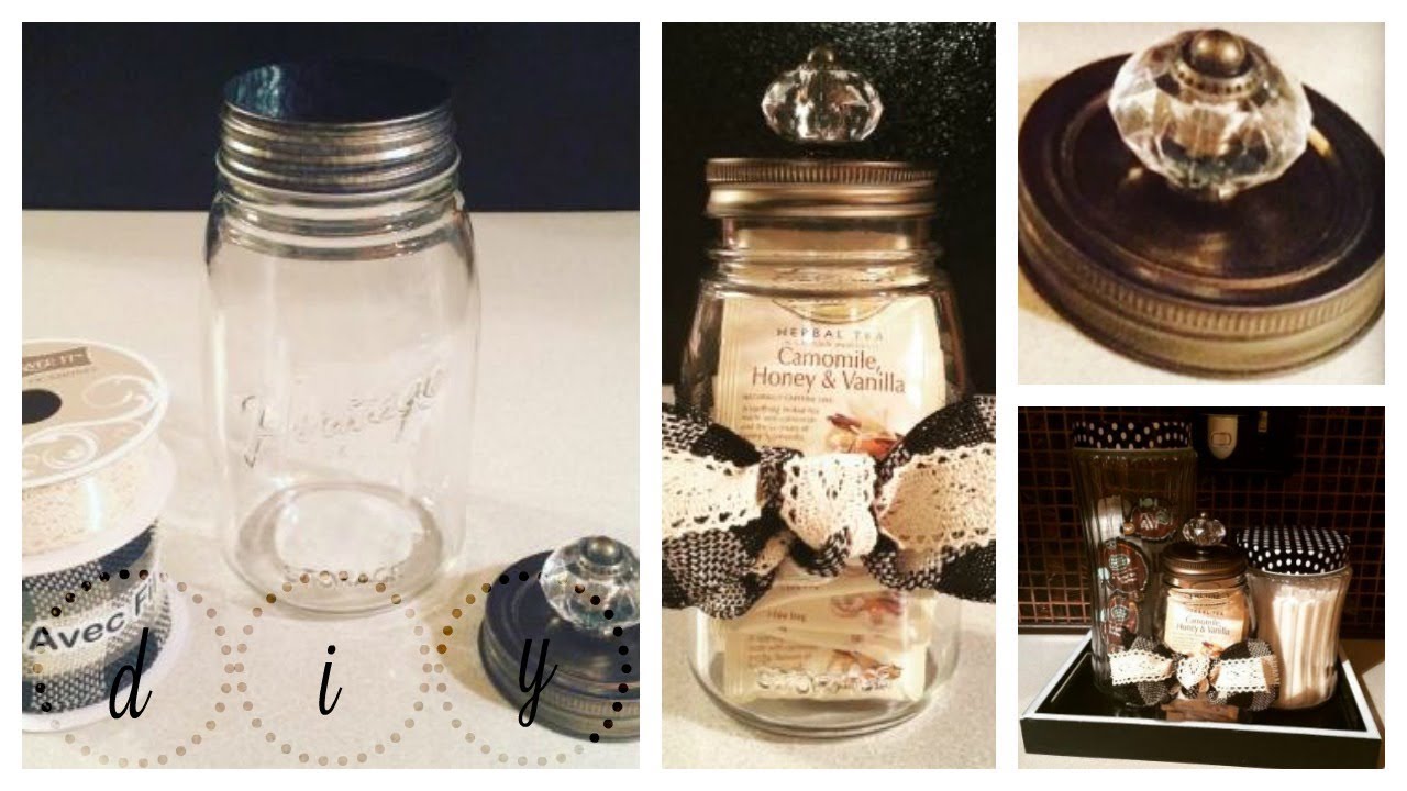 Diy | Mason Jar | Tea Storage & Organization - YouTube