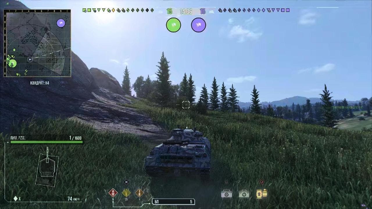 World of Tanks_rhm.pzv. M 8+k - YouTube