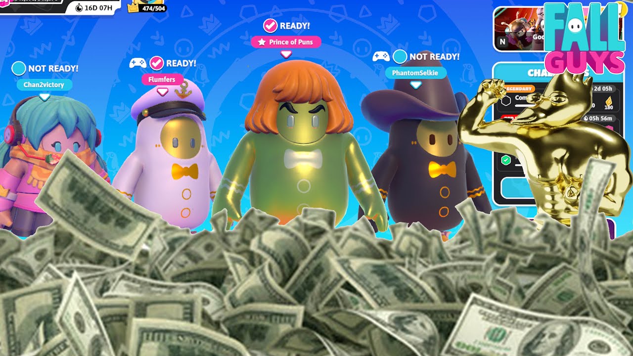 The EXCLUSIVE gold club - Fall Guys - YouTube