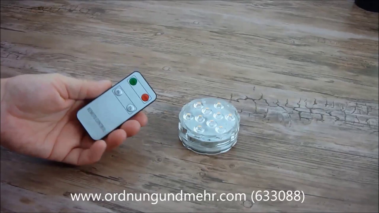 Formano Stimmungslicht LED mit Fernbedienung 633088 - YouTube