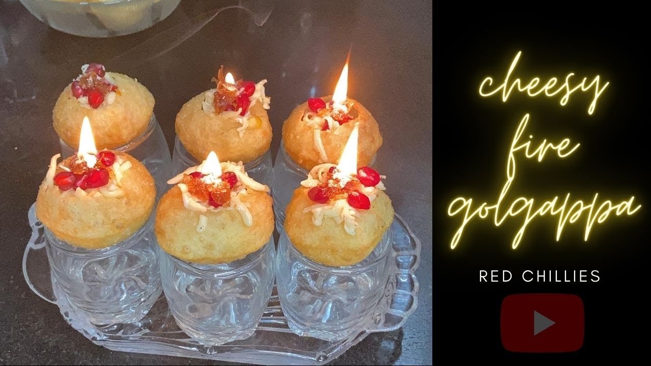 Cheesy Fire Golgappa | fire golgappa | red chillies - YouTube