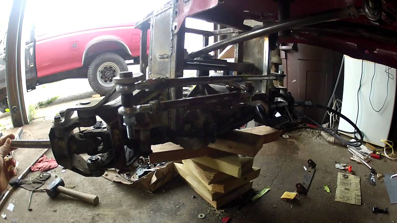 4x4 mud mower steering update - YouTube