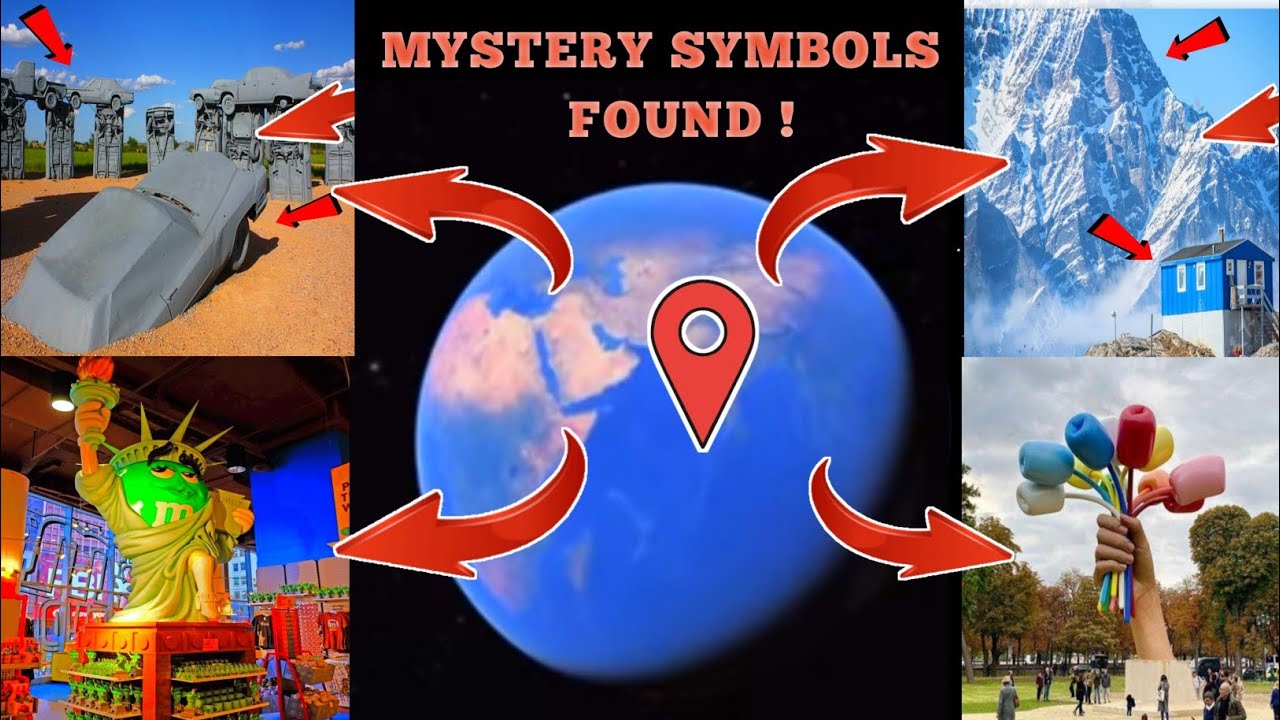 I Found MYSTERY SYMBOLS 🧟 On Google Earth and Google Maps #googlemaps # ...