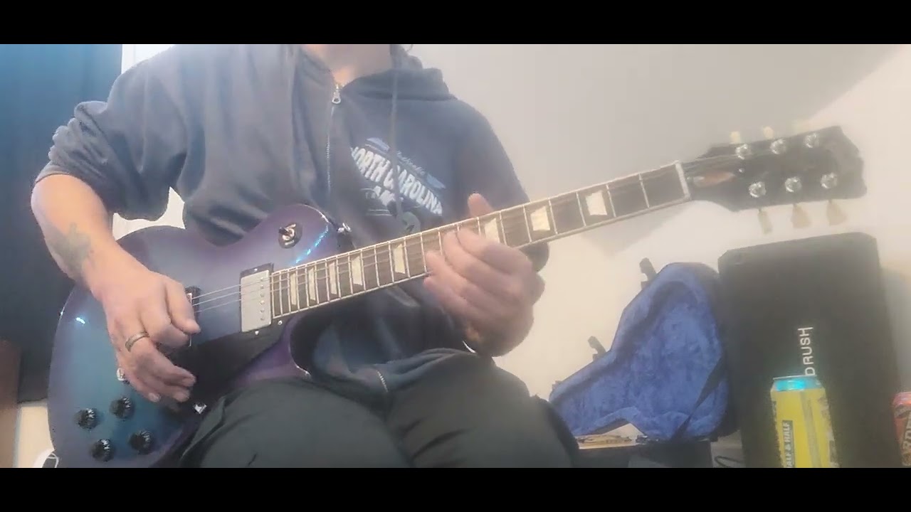 Gibson blueberry burst studio jam - YouTube