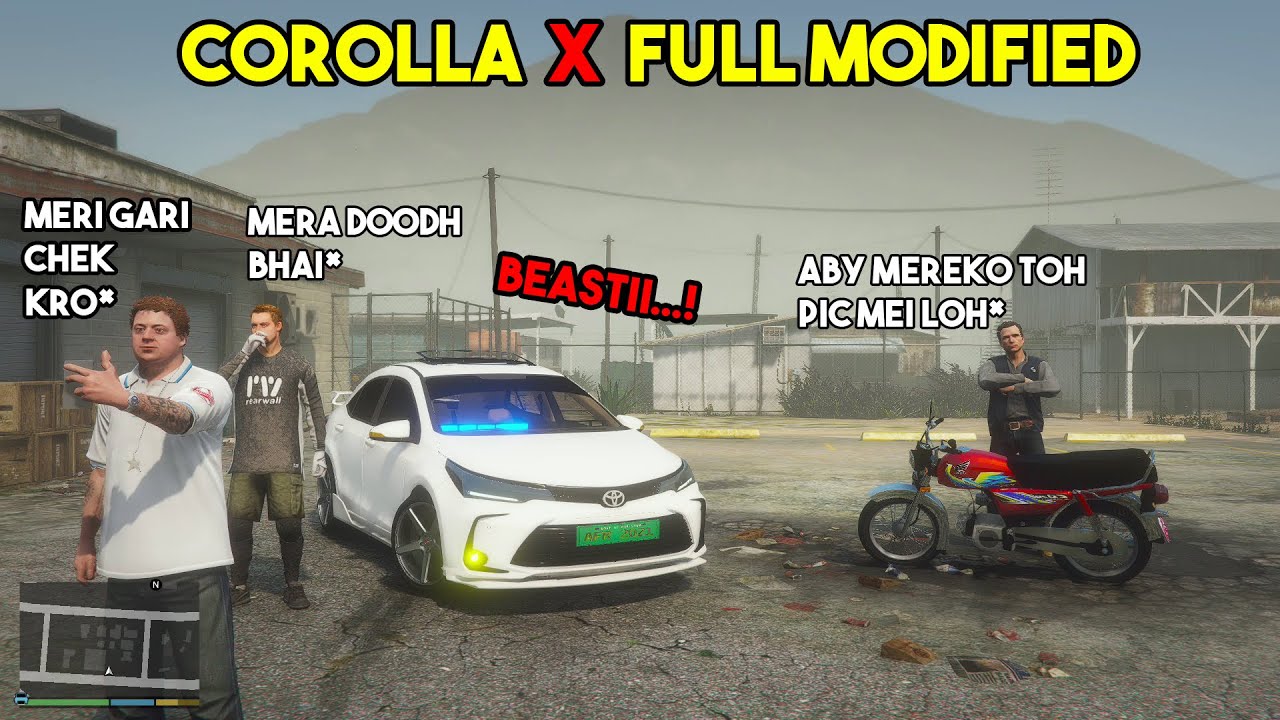 JIMMY AND USTAD FULL MODIFIED " TOYOTA COROLLA X 2021 " | REAL LIFE MOD ...