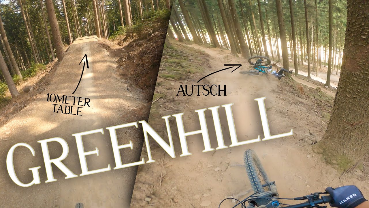 GREEN HILL BIKEPARK TEIL2 | Die Jumplines | 12 Jähriger zieht mich über ...
