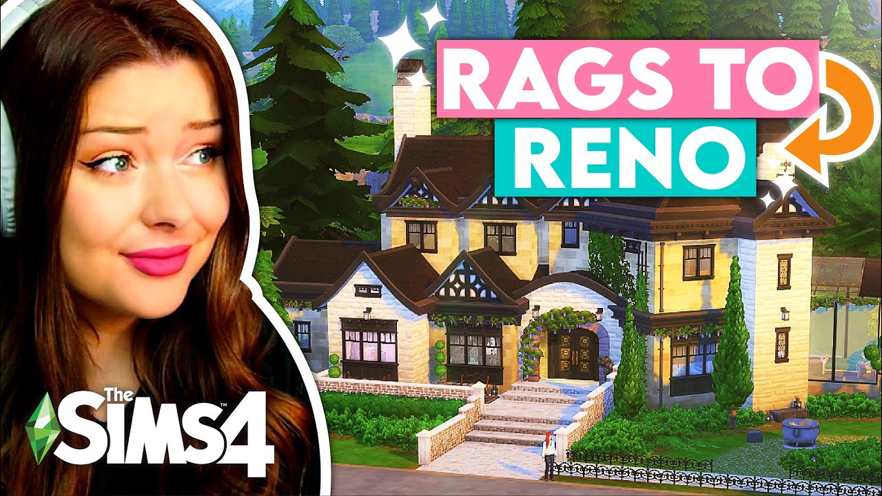 I Turned a GROSS Occult Home into a Family Home in the Sims 4 // Rags ...