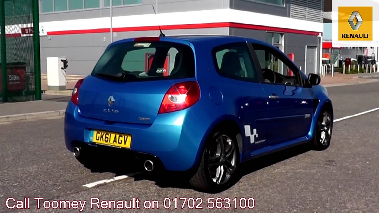 2011 Renault Clio Renault sport 200 2l Blue Metallic GK61AGV for sale ...