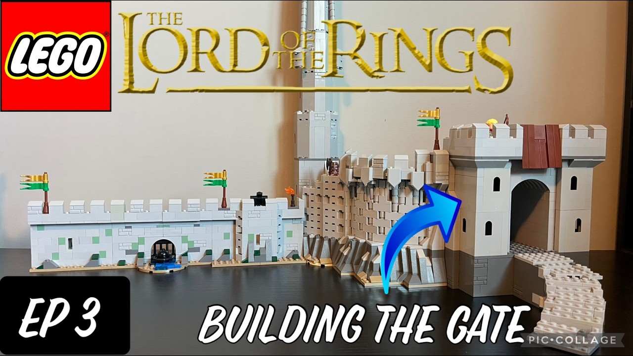 Building Helm's Deep in Lego | Lord of the Rings | EP3 - YouTube