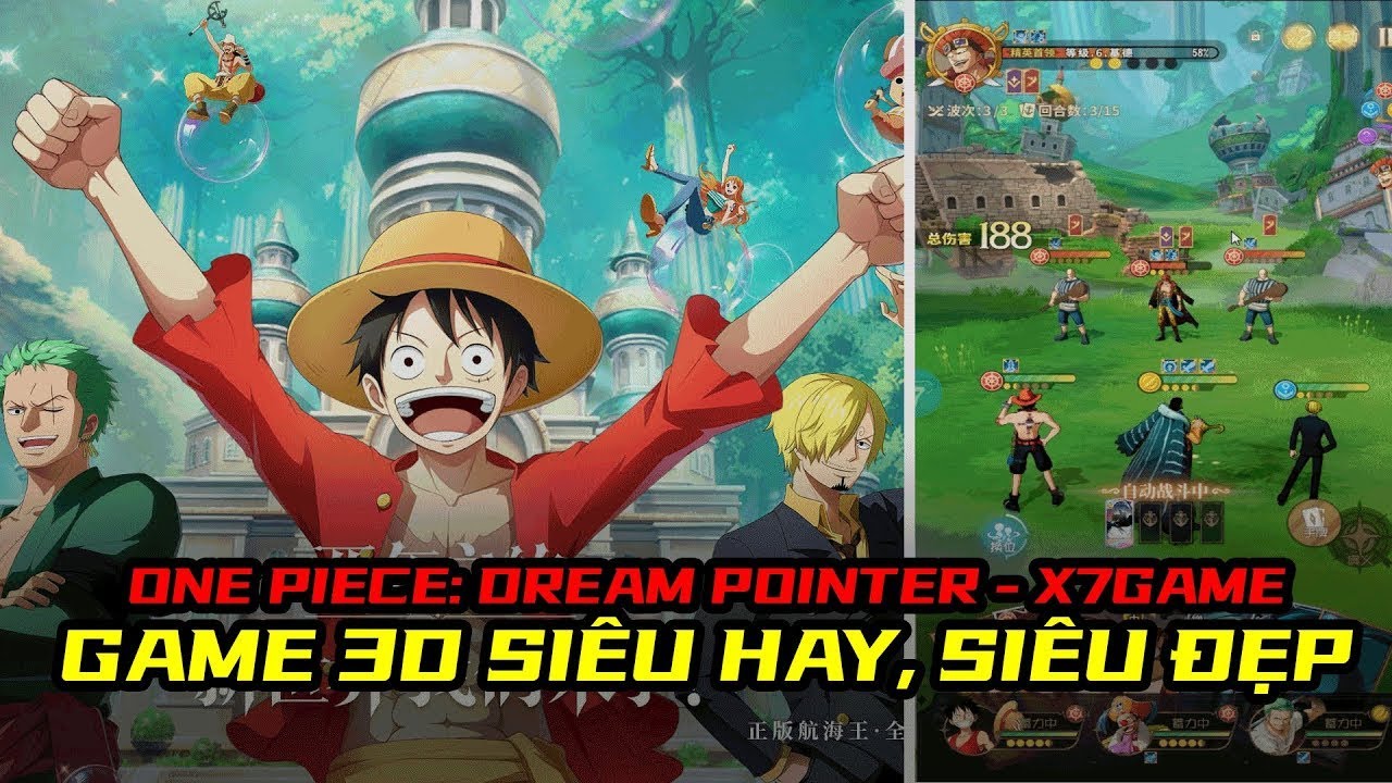 One Piece: Dream Pointer - GAME XỊN 3D OP VỚI ĐỒ HỌA SIÊU ĐẸP, CÁCH TẢI VÀ GIFTCODE - YouTube