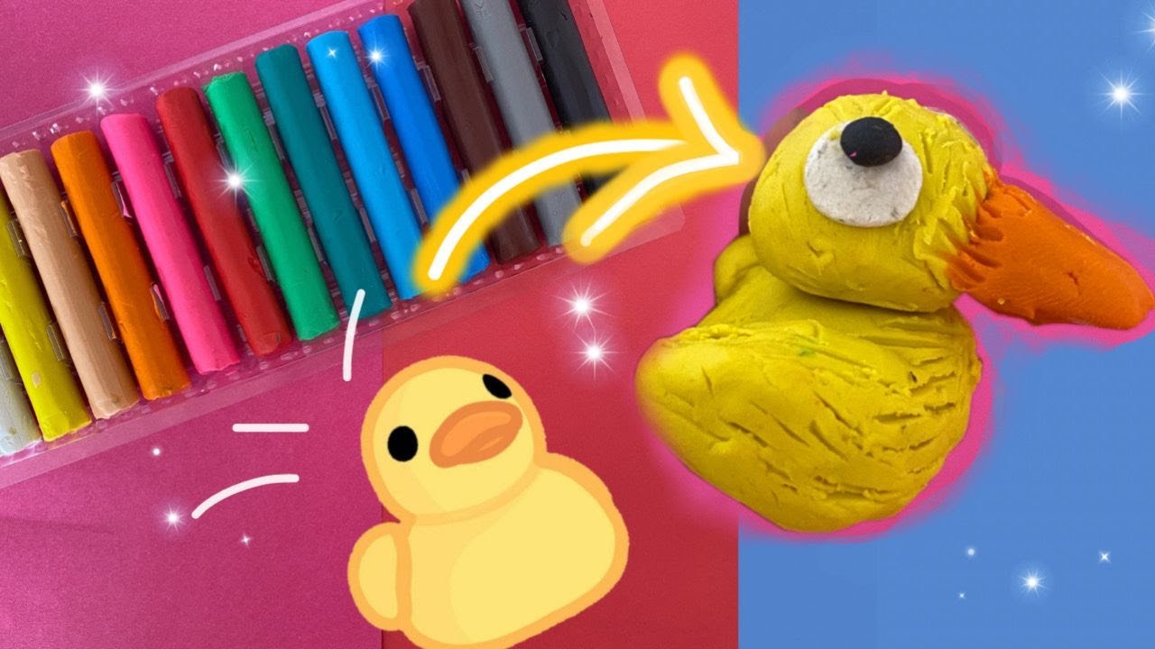 How to make CUTE DUCK with PLAY DOH | EASY DIY! - YouTube