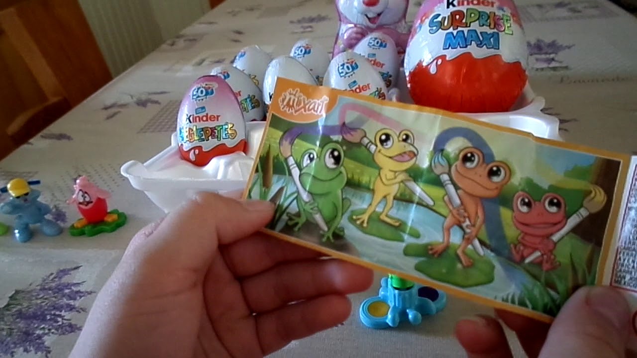 Kicsomi: 3 Kinder tojás lányos - YouTube