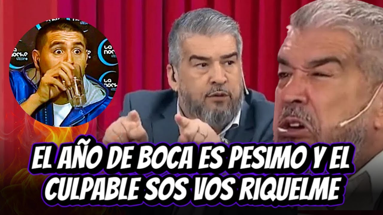 EL CHAVO FUCHS VUELVE a LIQUIDAR a RIQUELME por el año de BOCA y el ...