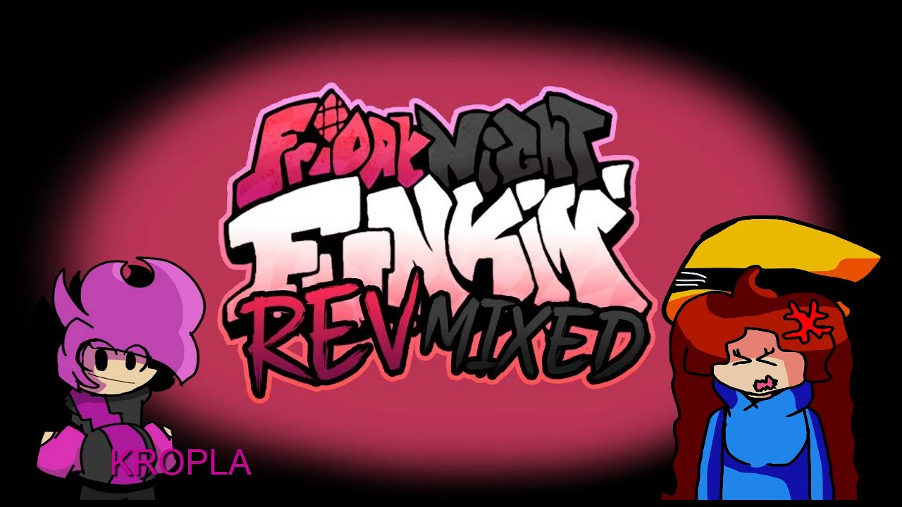 Z MATEM DOSTANE RAGE!! FNF Mod: FNF RevMixed. Z gościem Kropla - YouTube