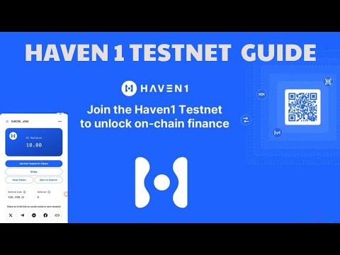 HAVEN 1 TESTNET TUTORIAL ,And get 10 free testnet H1 Tokens # ...