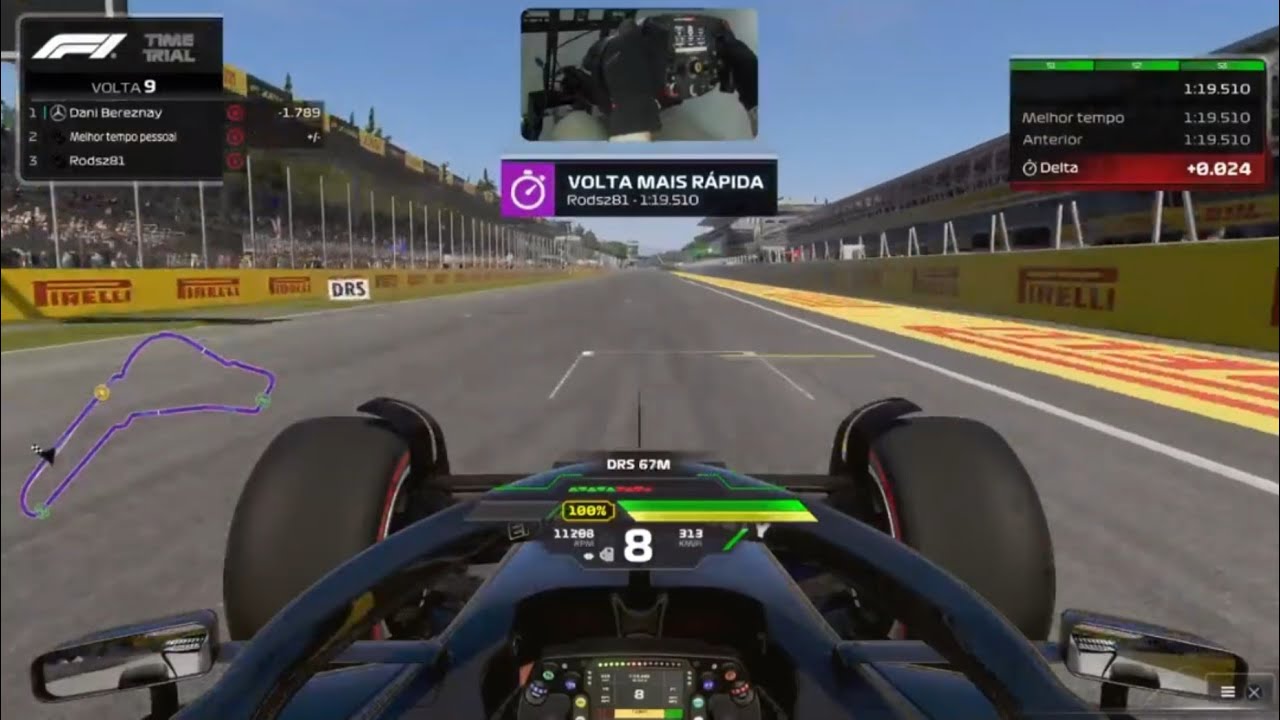 F1 24 Tomada de Tempo GP Itália + Setup | SF1000 T-Chrono Paddles ...