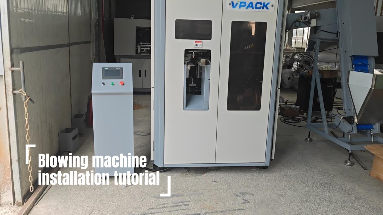 Automatic 2 Cavity Bottle Blowing Machine Installation tutorial #bottle ...
