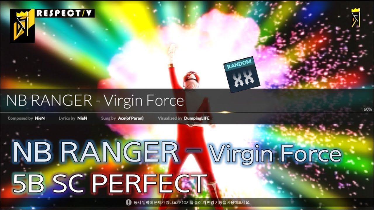 [DJMAX RESPECT V] NB Ranger - Virgin Force 5B SC PERFECT - YouTube
