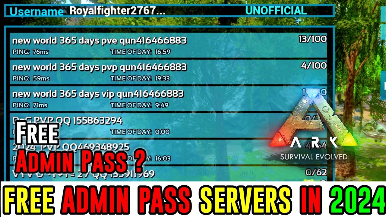 Best Helping Server - Free Admin pass ? Join Fast Ark Survival Evolved ...