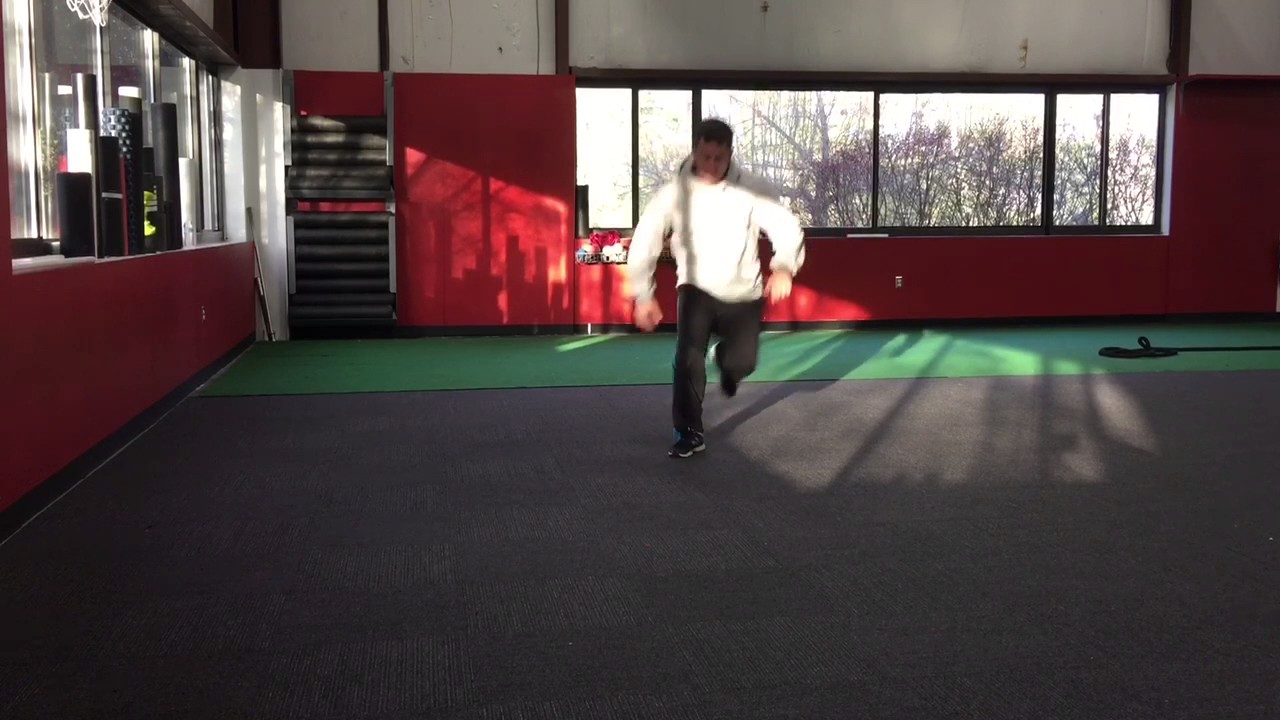 Triple Crossover Hop for Distance - YouTube