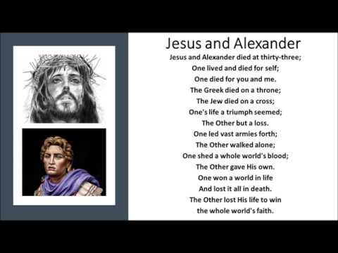 Jesus and Alexander Poem - YouTube