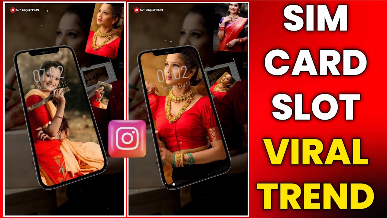 Sim Card Slot Viral Trend Video Editing || New Alight Motion consept ...